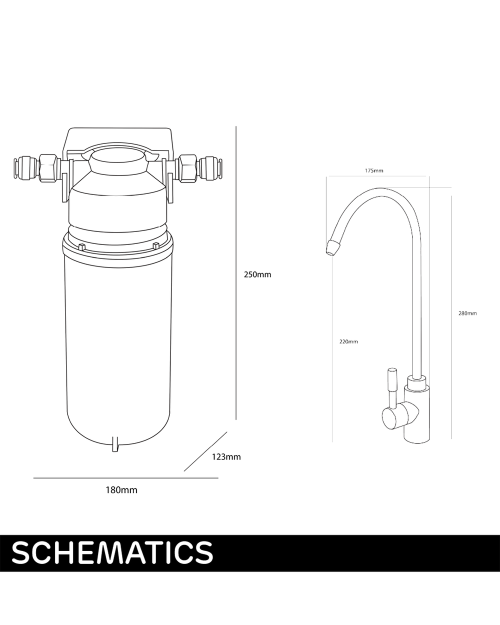 LSF140 Kitchen Water Filter + Replacement Subscription